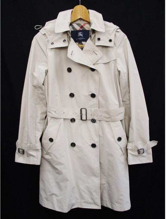 バーバリー スプリング コート 新品 未使用品 トレンチコート ダブルボタン ベージュ BURBERRY サイズ38