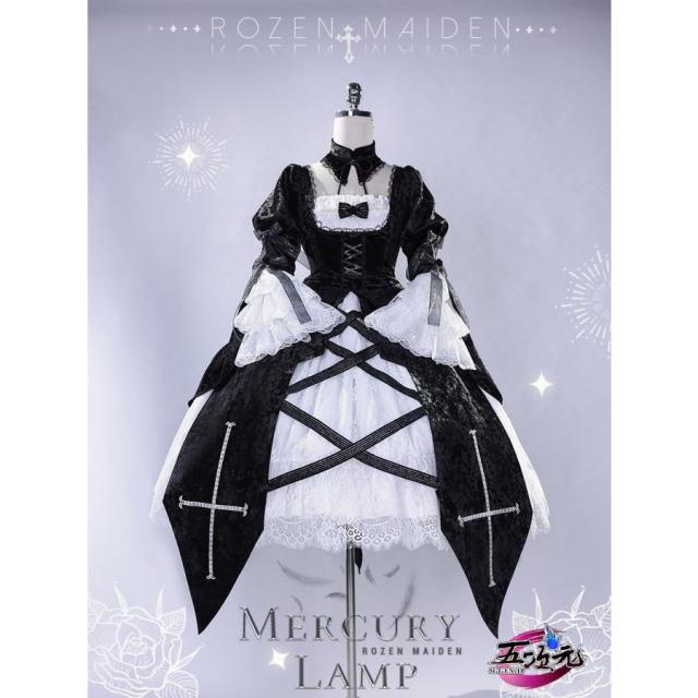 ICOS　ローゼンメイデン　コスプレ　水銀燈　衣装　※ウィッ グ　靴　追加可