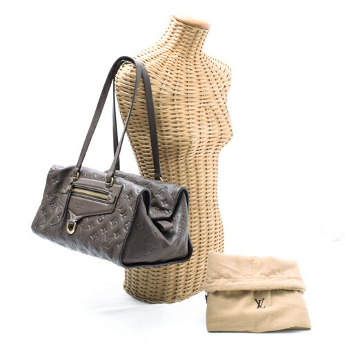 【ABランク】 ルイヴィトン LOUIS VUITTON アンスピレ モノグラム アンプラント (レザー) M93414 トートバッグ 肩掛け ハンドバッグ レディース メンズ オンブル (ベージュ) 中古 e060