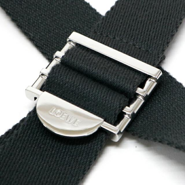 ABランク】 ロエベ LOEWE ミリタリー クロスボディ XS ソフトグレイン