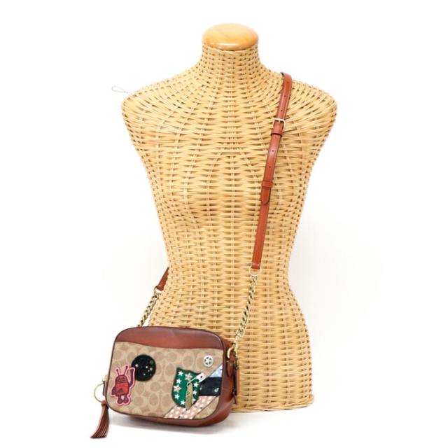 【Aランク】 コーチ COACH ショルダーバッグ PVC / リファインド カーフ レザー シグネチャー キースへリング コラボ 31065 ...