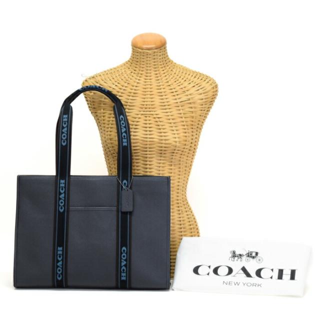 【ABランク】 コーチ COACH ラージ スミス トート リファインド ペブル レザー CU996 ハンドバッグ 肩掛け トートバッグ  ミッドナイト ネイビー (ネイビー) 正規品 中古 mbn11010