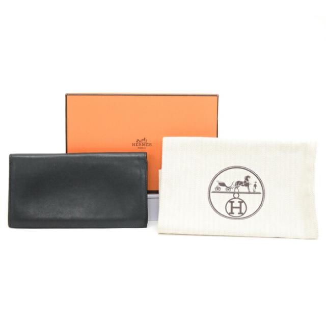 【Bランク】 エルメス HERMES シチズン ツイル ロング シルクイン SV金具 U刻印 (2022年) U刻印 (2022年) カードケース ヴェール (グリーン) 正規品 中古 mbn29005