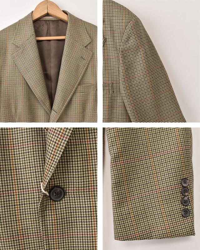 ディーシーホワイト / フィラデルフィア チェック ジャケット / ベージュ