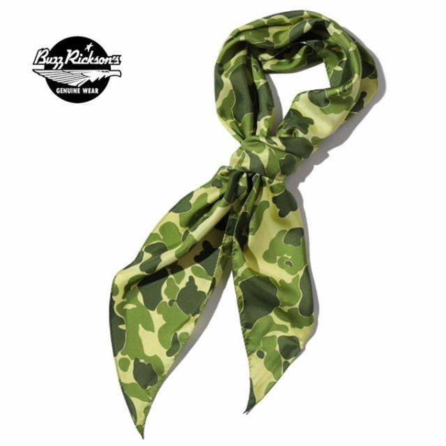 OLIVE バズリクソンズ / パラシュートクロス シルクスカーフ / オリーブ