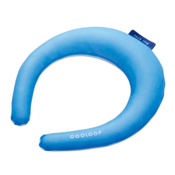 （3個セット）COOLOOP ネックリングプラス Mサイズ／ブルー（コジット）素材1.5倍増量持続力アップ 首まわり目安28〜36cm