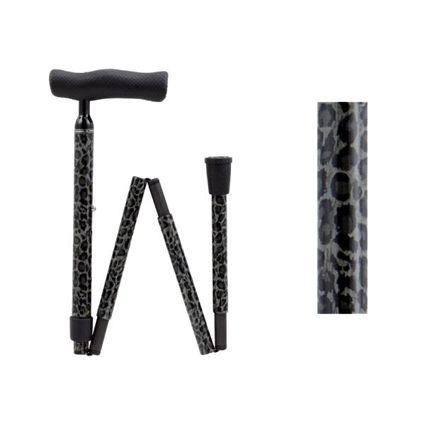 フォールディングケイン[easy to hold]／レオパードHG（マキテック）FGC-10HG カーボンステッキ graspシリーズ