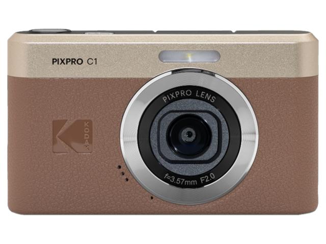 Kodak PIXPRO コンパクトデジタルカメラ C1BN [ブラウン]【お取り寄せ（２週から３週間程度での入荷、発送）】