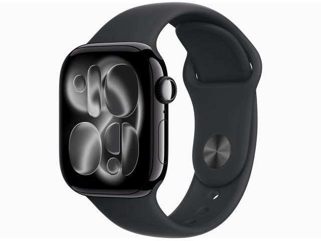 【新古品】Apple Watch Series11 GPS 42mm MEQU4J/A JB ブラックスポーツバンド M/L【在庫あり（1営業日から3営業日程度での発送）】