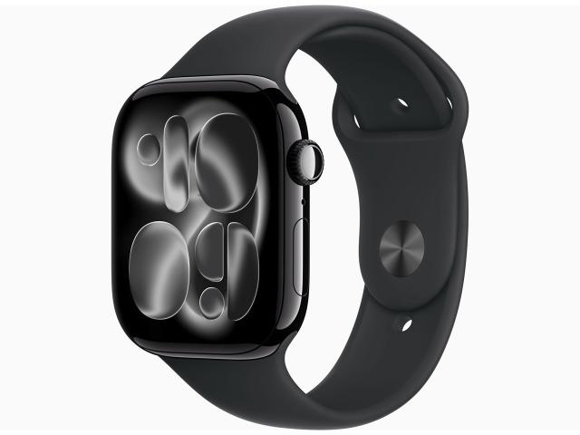 【新古品】Apple Watch Series11 GPS 46mm MEUX4J/A JB ブラックスポーツバンド M/L【お取り寄せ（1週間から10営業日程度）での入荷、発送】