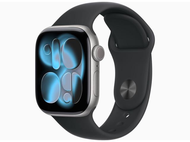 【新古品】Apple Watch Series11 セルラー 42mm MF8C4J/A SG BKスポーツバンド M/L【お取り寄せ商品（３週間から４週間程度での入荷、発送）】