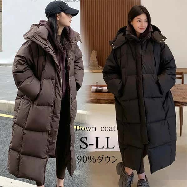 ダウンコート レディース ロング 90％ダウン 大きいサイズ 超ロング ダウンコート 防寒性抜群 ダウンジャケット アウター ダウン 冬 ギフト 30代 40代 50代 ミセス 母 ロングコート 暖かい 厚手 軽量 防寒 撥水 あったかグローリーパーク