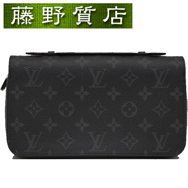（美品）ルイヴィトン LOUIS VUITTON ジッピーXL 長財布 モノグラム エクリプス 黒 ブラック 財布 M61698 ルイヴィトン ...