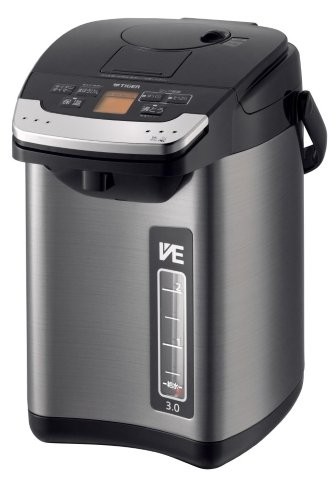 TIGER タイガー 電気ポット 3.0L ブラック 15 PIG-H300K