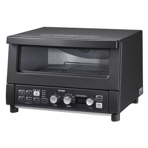 TIGER タイガー コンベクション オーブントースター やきたて マットブラック KAV-A130KM