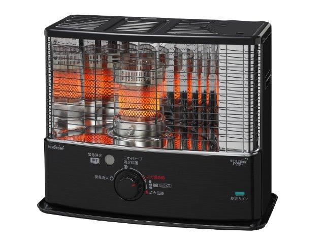 TOYOTOMI トヨトミ 石油ストーブ 反射式石油ストーブ 木造8畳 コンクリート11畳 ブラック RS-W3024-B