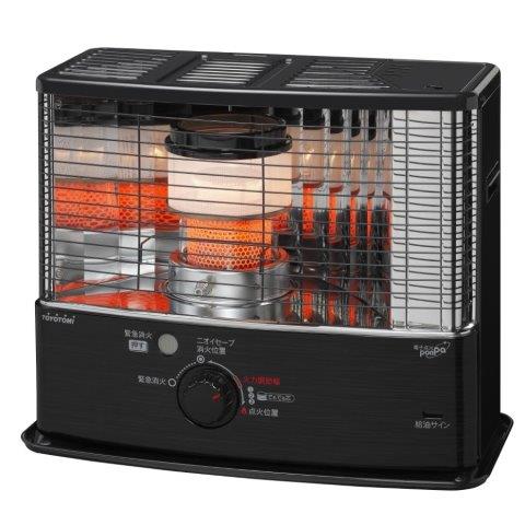 TOYOTOMI トヨトミ 石油ストーブ ダブルクリーン コンクリート13畳 木造10畳 ブラック HRC-W3624-B