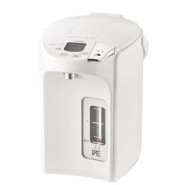 TIGER タイガー 蒸気レスVE電気まほうびん PIP-G220 アーバンホワイト 2.2L 電気ポット JANコード 4904710440988