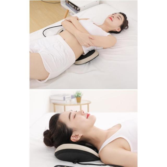 マッサージ機 多機能マッサージ枕 タイマー 3D揉み パルス 振動モード