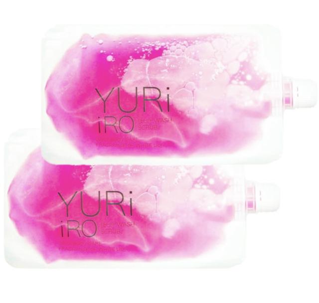 【ボディスクラブ×２袋】ユリイロ YURiiRO スクラブ ボディウォッシュ ホワイトリリー  250ml ボディケア　ゆりいろ