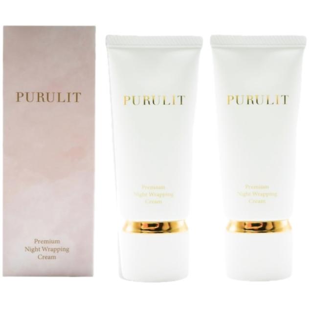【２箱】プルリット PURULIT プレミアムナイトラッピングクリーム 35g withCOSME ナイトクリーム  プルリットナイト 高保湿マスク 日本製