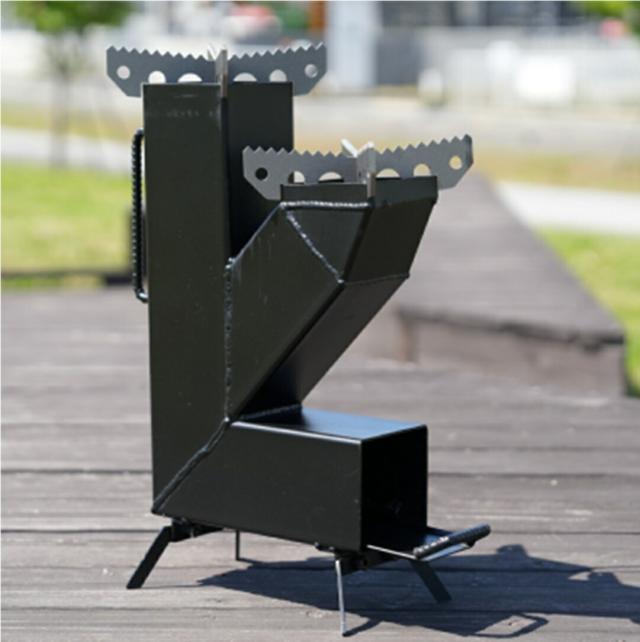 【オーバーテック】マルチバーナー キッチンシリーズ（モデル２）ツインバーナータイプ（鉄工職人が手掛けた匠技のキッチンバーナー）