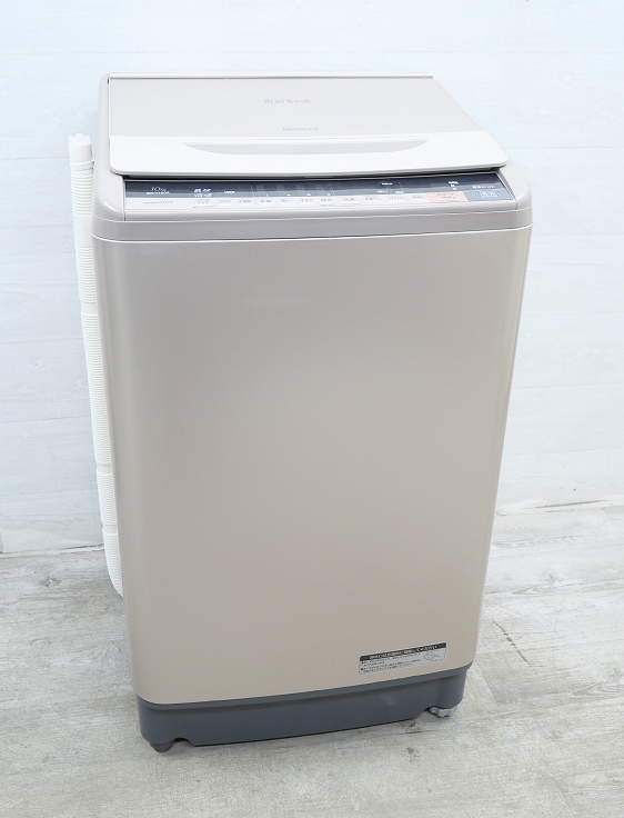日立製/2017年式/10kg/全自動洗濯機/BW-V100A