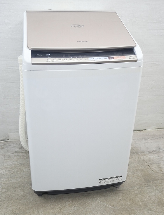 日立製/2018年式/9kg/洗濯乾燥機/BW-DV90B