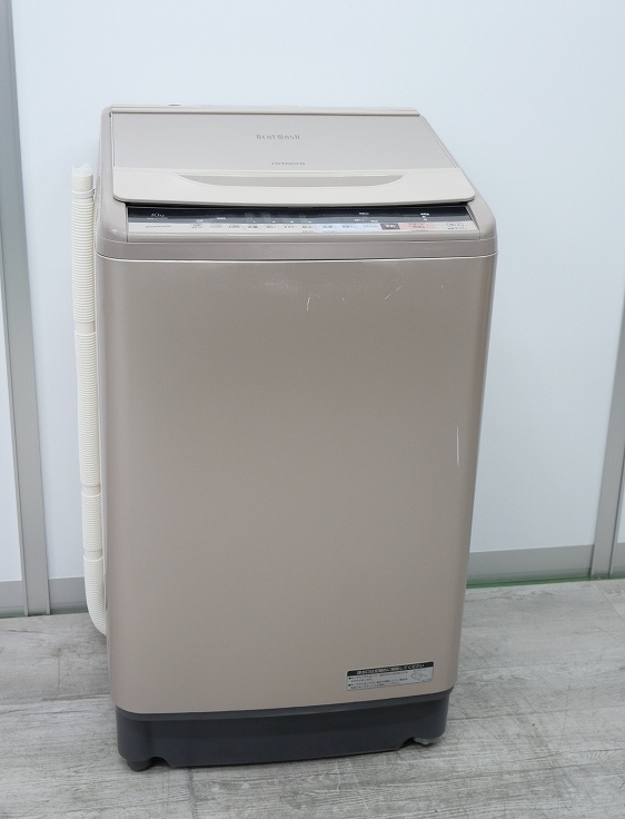 日立製/2017年式/10kg/全自動洗濯機/BW-V100B