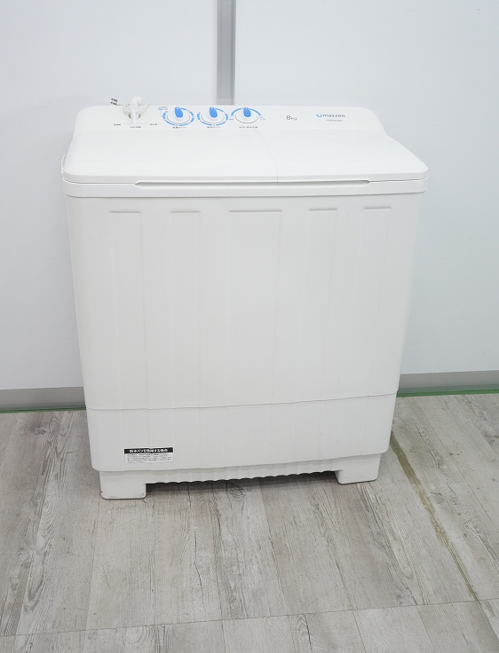 Maxzen製/2020年式/8.0kg/二槽式電気洗濯機/JW80KS01