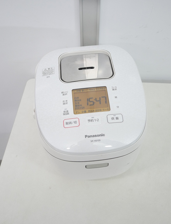 Panasonic製/2020年式/1.0L ,5.5合/IHジャー炊飯器/SR-HB109