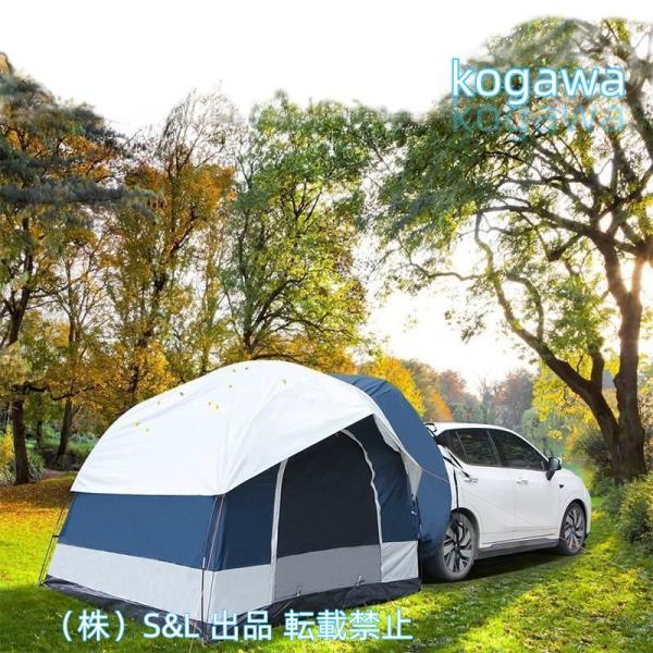 リアゲート ハッチバックテント 車中泊テント 株式会社S＆L車と連結 屋根シート付