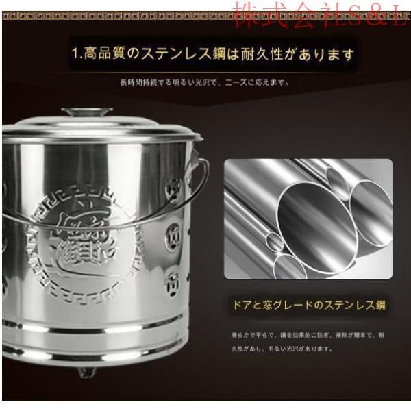 家庭用焼却炉、インナータンク付きのステンレス鋼の燃焼バレル、大型