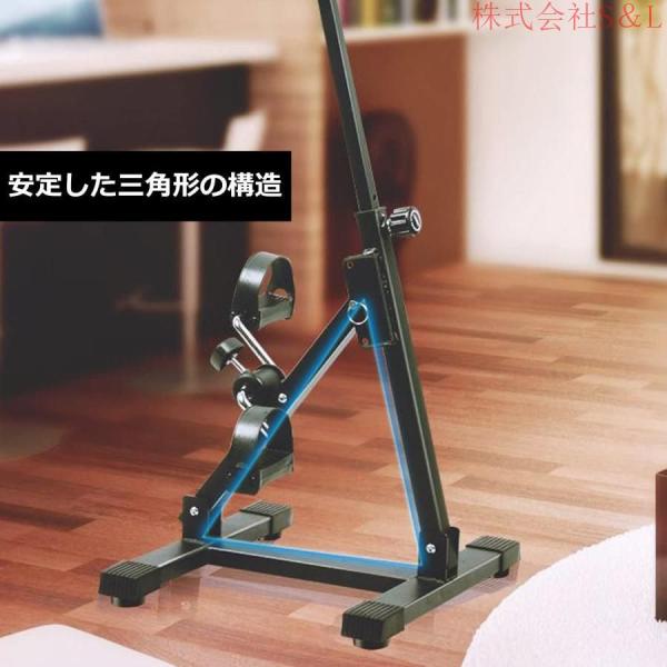 ホームフィットネスバイク エアロバイク リハビリ 高齢者向け 調整可能な張力 エアロ バイク コンパクト 抵抗調整ボタン付き S＆Lエアロバイク  静音 スピニン ホームフィットネスバイク エアロバイク リハビリ 高齢者向け 調整可能