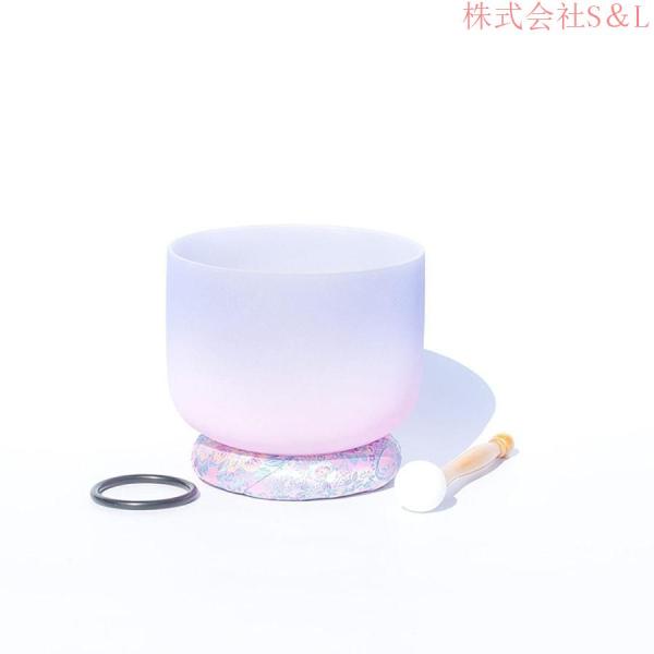 8/10インチの曇りクリスタルの歌のボウルセット、7つのチャクラのサウンド癒しの打楽器、S＆Lシルクブロコードクッションリング、ヨガの瞑想の贈り物(Color:ASi 8/10インチの曇りクリスタルの歌のボウルセット、7つのチャクラのサウンド