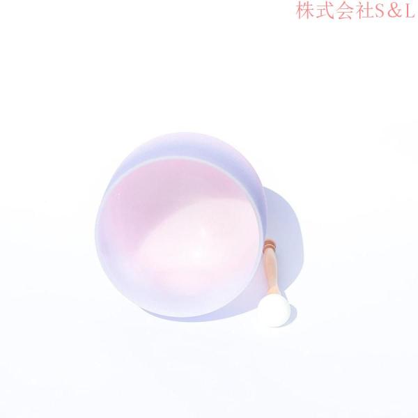 8/10インチの曇りクリスタルの歌のボウルセット、7つのチャクラのサウンド