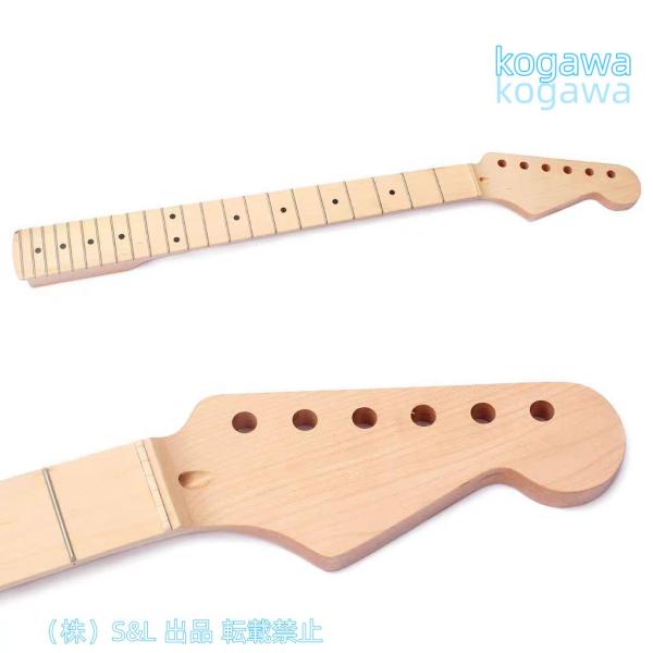 ギターネックエレクトリックベースギターネック交換用メイプルウッド21フレット4弦ギターネック楽器の交換部品用（サイズ：30インチ）