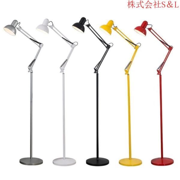 スタンドライトLEDフロアライト18W目に優しい高輝度フロアランプフロアスタンド360°回転インテリア照明電気釣り形状フロアランプS＆L勉強/仕事/寝室