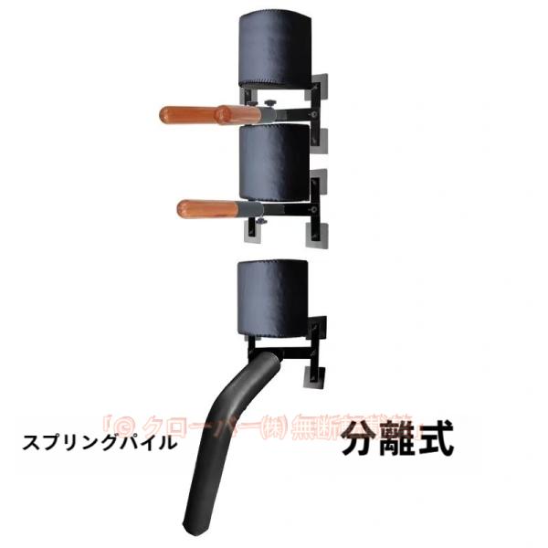 木人 木人椿 木製 壁掛け 詠春拳ダミー スプリングアームを備えた武道訓練用ダミー、 屋内ホームカンフートレーナーツール ポータブル 太極拳練習装置