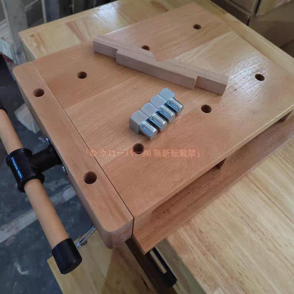 木工 バイス 万力 調整可 クランプ式 台上型 木工作業 万力 家庭用 業務用、無垢材 木工 作業台?工芸用作業台 ポータブル バイス、木材を固定して加工作業、んり