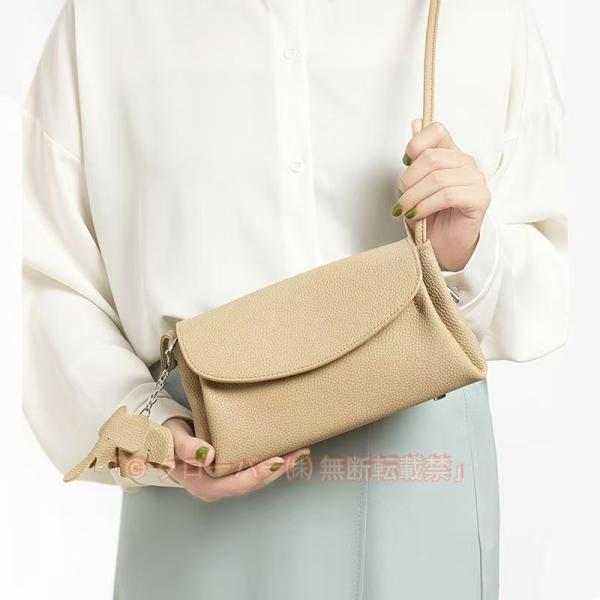 スマホポーチ 新色追加 ミニショルダーバッグ レディース 小さめ 横型 長財布収納 本革 レザーポシェット 旅行バッグ 多収納ポシェット 斜めがけ