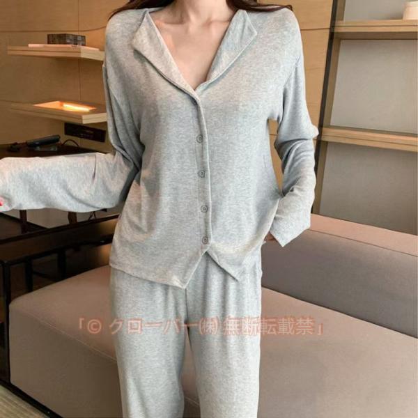 ルームウェア パジャマ レディース 長袖 前開き リカバリー 回復 休養 春 夏 秋 ナイトウェア 上下セット 部屋着 母の日 蒸れにくい 柔らかい 疲労回復パジャマ