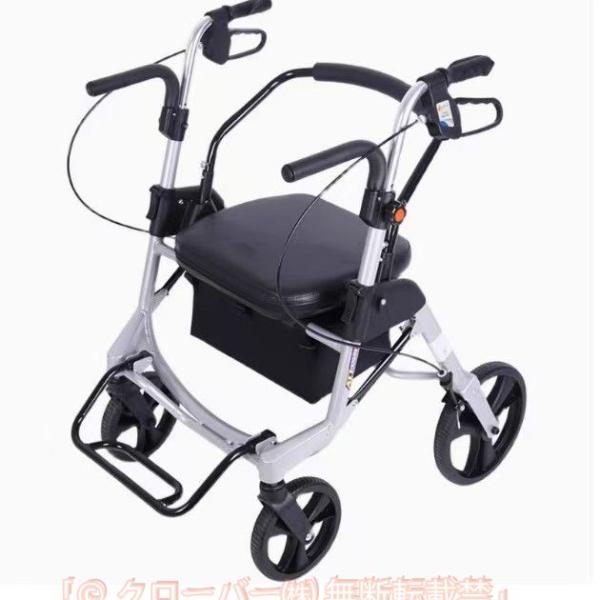 シルバーカー 高齢者用 カート 高齢者向けポータブルショッピングカート 折りたたみ 買い物カート 大容量収納バッグ 老人用 高さ調整 ブレーキ付 手押し車 介護