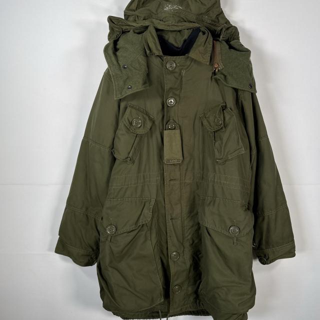 古着 80s/80年代 ヴィンテージ カナダ軍 モッズコート M-65 ライナー付き S  オリーブグリーン メンズ