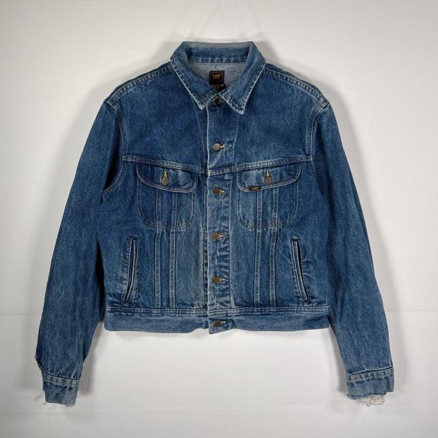 古着 80s/80年代 ヴィンテージ リー Lee USA製 デニム デニムジャケット Gジャン ブルーデニム 46L  ブルー系 メンズ