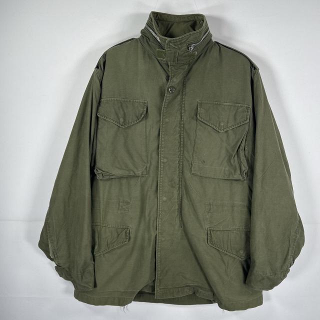 古着 60s/60年代 ヴィンテージ ミリタリージャケット M-65 フィールドジャケット 2nd CONMARジッパー 実物  オリーブグリーン メンズ