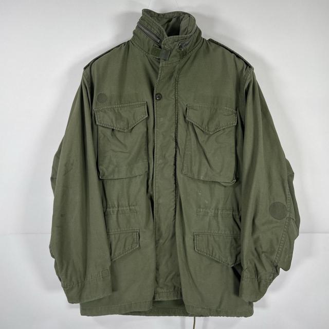 古着 60s/60年代 ヴィンテージ ミリタリージャケット M-65 フィールドジャケット 2nd 実物 アルミジッパー  オリーブグリーン メンズ