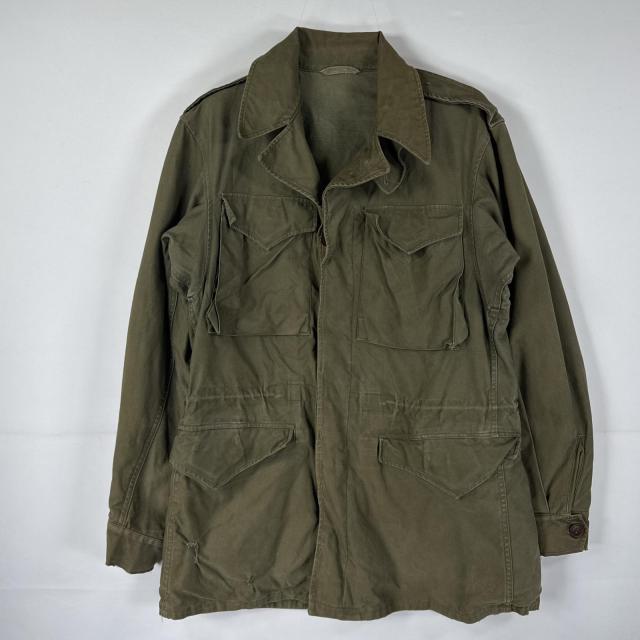 古着 40’s/40年代 ヴィンテージ ミリタリージャケット M1943 M-43 フィールドジャケット 実物 米軍  オリーブグリーン メンズ
