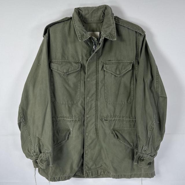 古着 60s/60年代 ヴィンテージ ミリタリージャケット M-1951 M-51 実物 フィールドジャケット 米軍 S  オリーブグリーン メンズ