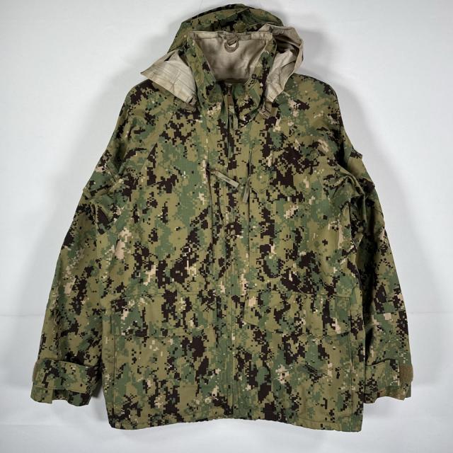古着 ミリタリージャケット ECWCS 米軍 デジタルカモフラ 迷彩 ゴアテックスパーカー GORE-TEX　デジカモ small-short  グリーン メンズ
